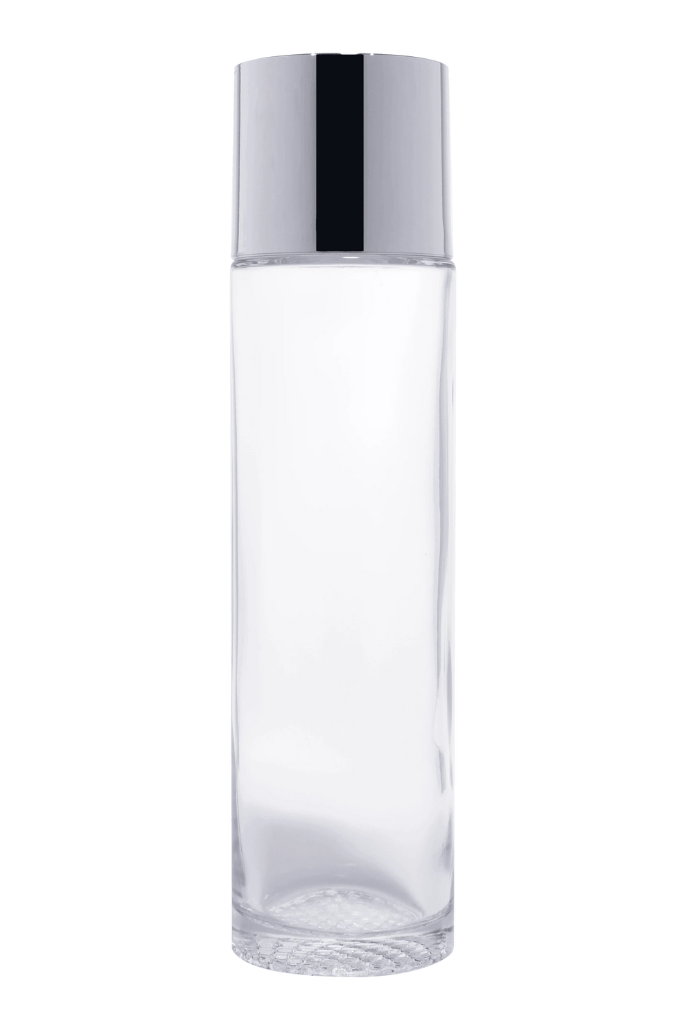 Crystal Glass Bottle 120ml with Silver Cap | Rentraspa – rentraspa.com