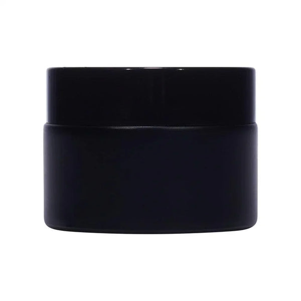 30g Natural Black Glass Jar – Elegant Containers for Cosmetics ...