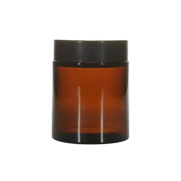 100g Amber Container for Cosmetics – High Quality Glass Jar with Lid ...